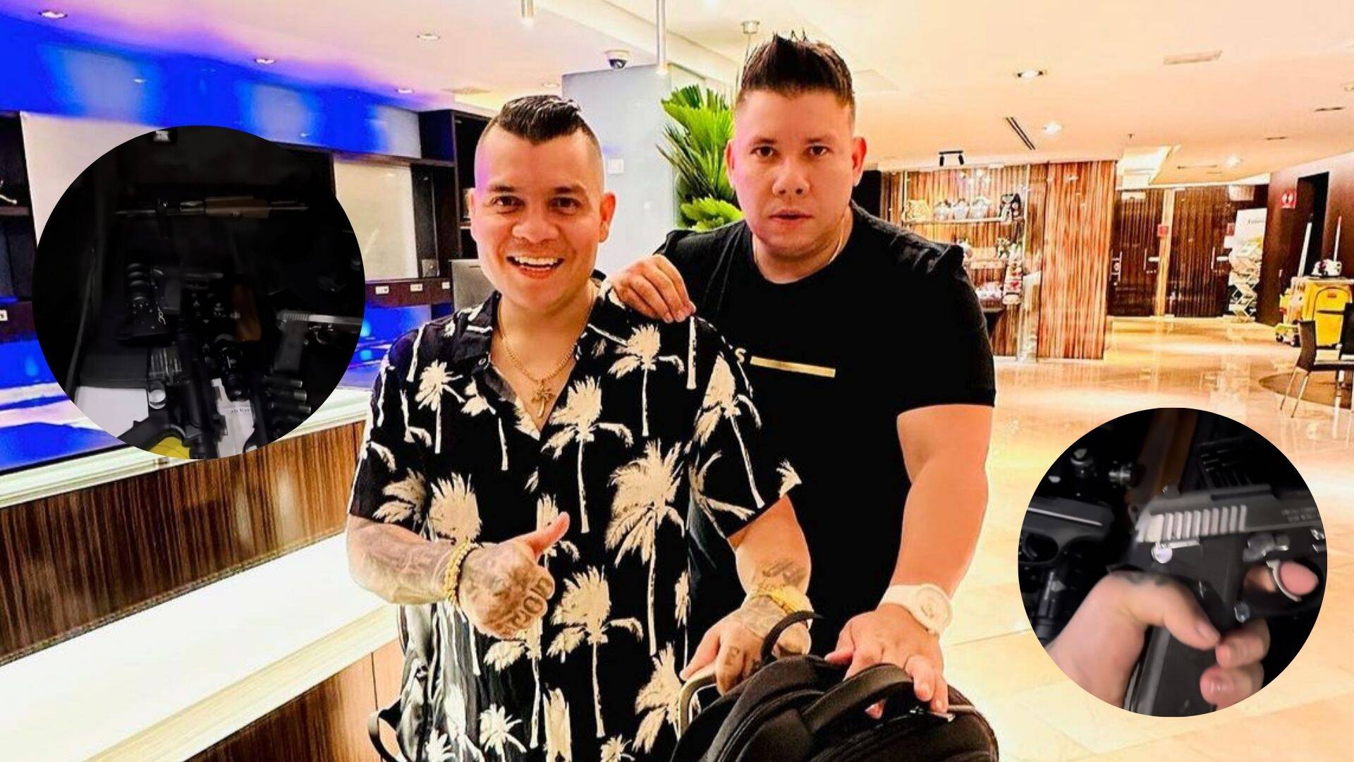 Alzate: habla manager por video del artista portando armas de corto y ...