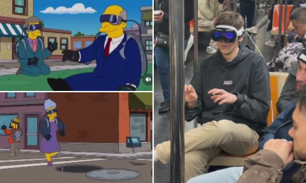 Los Simpson’ lo hicieron de nuevo con Apple Vision Pro? El video que se ...