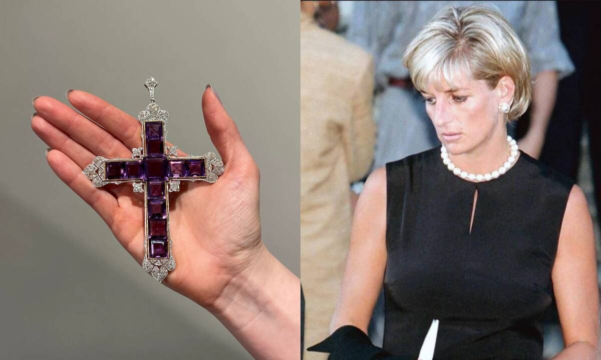 Cruz Attallah de la princesa Diana: historia y cuánto le costó a Kim ...