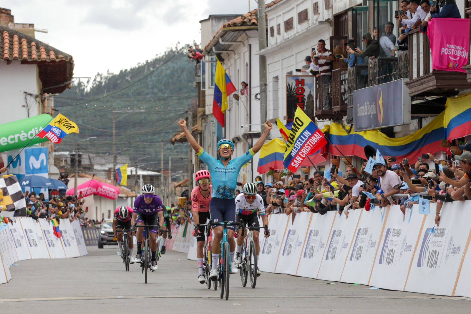 Harold Tejada: primera victoria UCI de su carrera, Tour Colombia