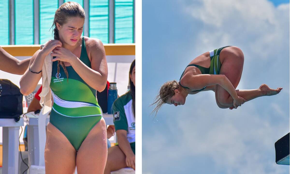 Isabella Gómez, la clavadista colombiana que enseña su disciplina en tiktok