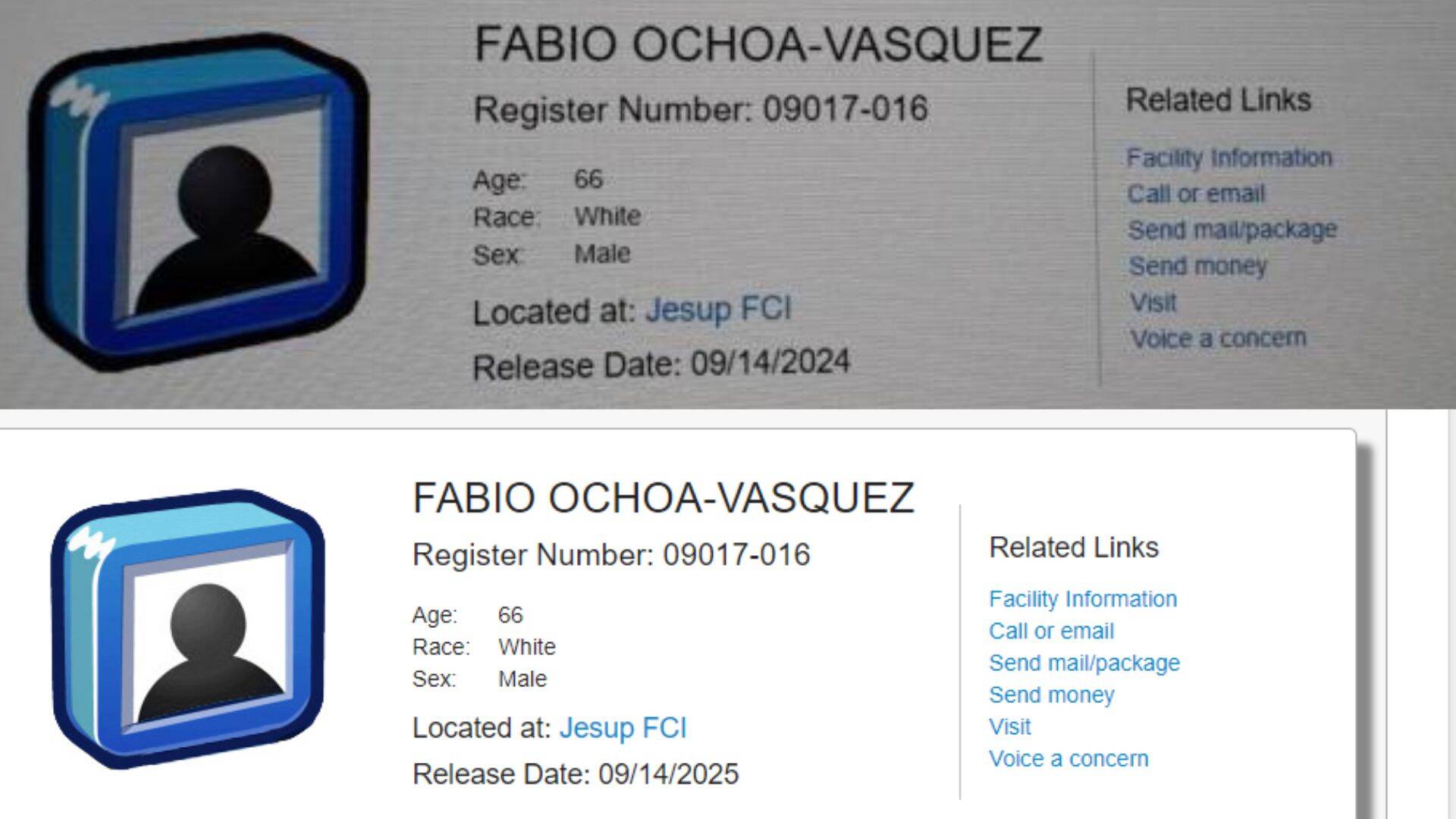 Fabio Ochoa: excapo pidió salir de prisión en EE. UU. y hay sorpresa