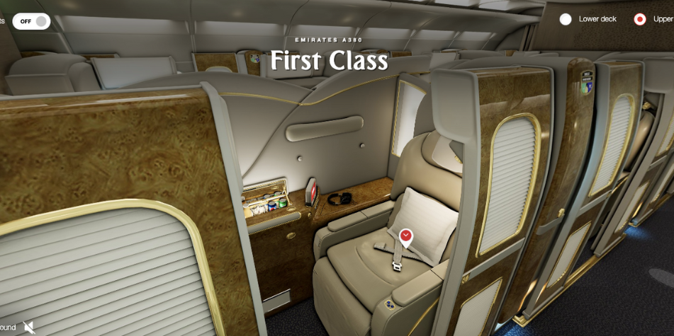 Video: los lujos de viajar en primera clase en Emirates Airlines, la ...