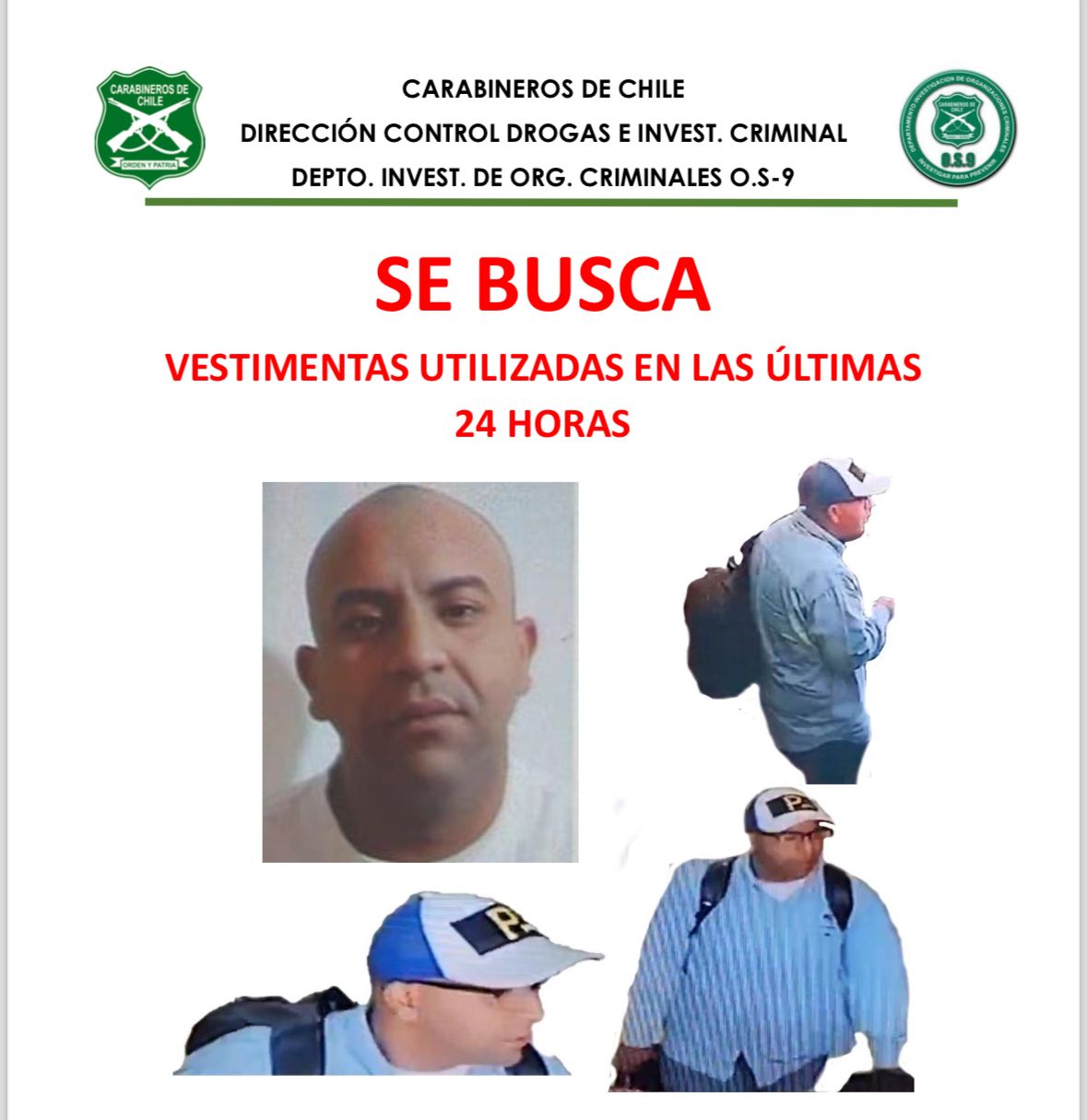 Atención Capturan Al Presunto Asesino De Policía En Chile