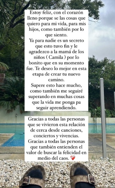 Beéle habló sobre la acusación de su esposa Camila en redes por ...