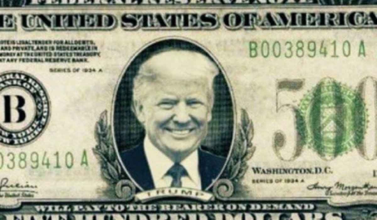 Proponen lanzar billete de 500 dólares con la cara de Donald Trump ...