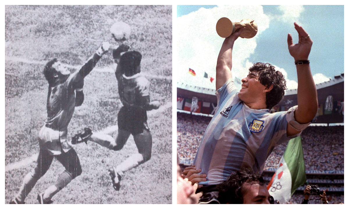 Diego Maradona: a 38 años de la 'mano de Dios' y el 'barrilete cósmico', goles de leyenda en el ...
