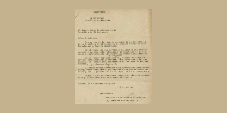 El día que Hitler envió una carta a un presidente de Latinoamérica ...