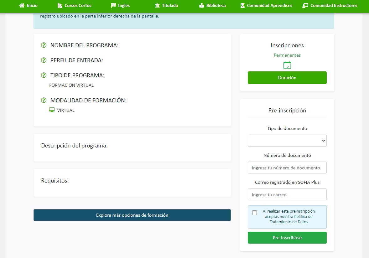 Sena Sofia Plus está en migración: así podrá inscribirse a alguno de ...