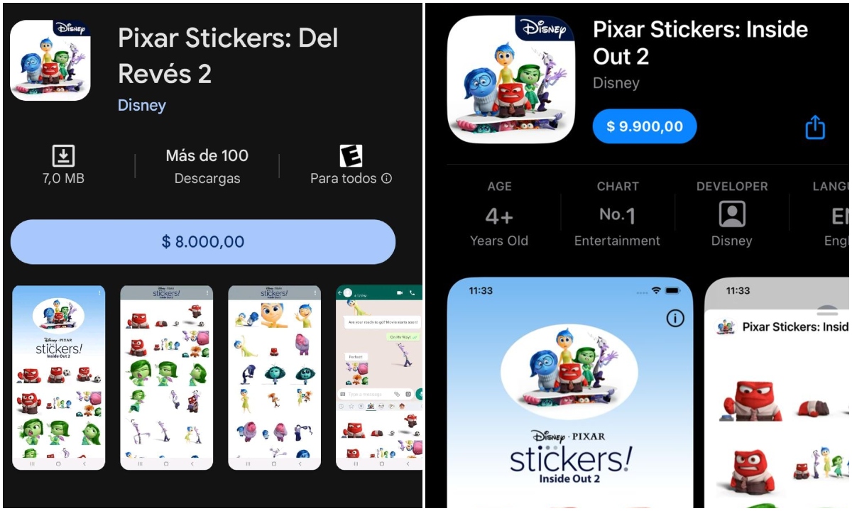 Así puede obtener el paquete de 'stickers' de 'Intensamente 2' para ...