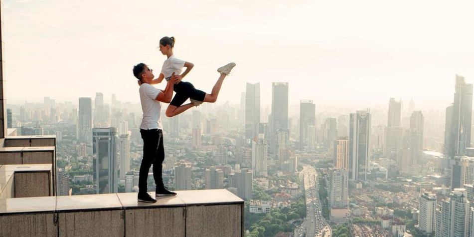 La historia de amor de una pareja que se enamoró escalando ilegalmente ...