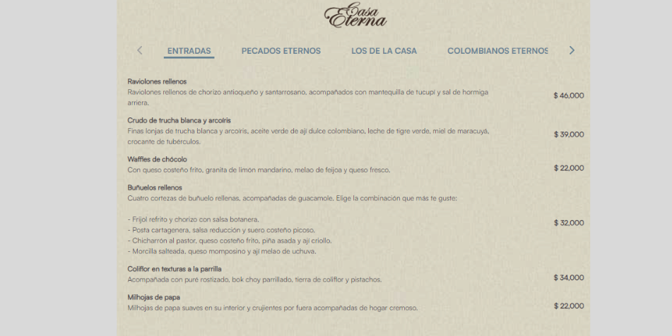 Esto vale comer en Casa Eterna, el lujoso restaurante de Maluma que ...