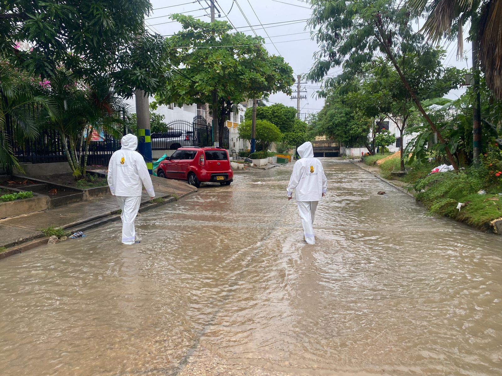 Barranquilla: perturbación tropical AL97 en el mar Caribe