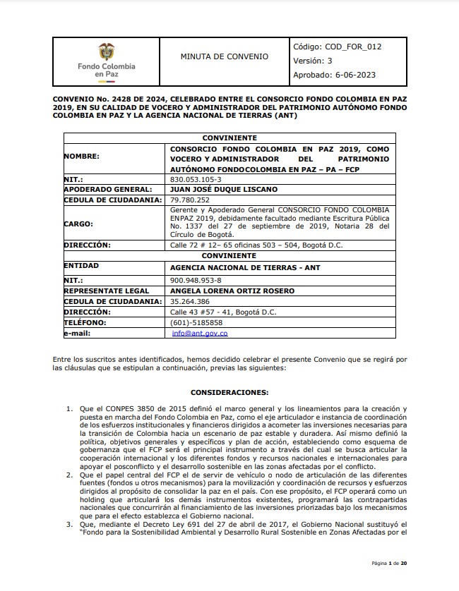 Los detalles del millonario convenio entre el Dapre y la ANT para la implementación de la ...