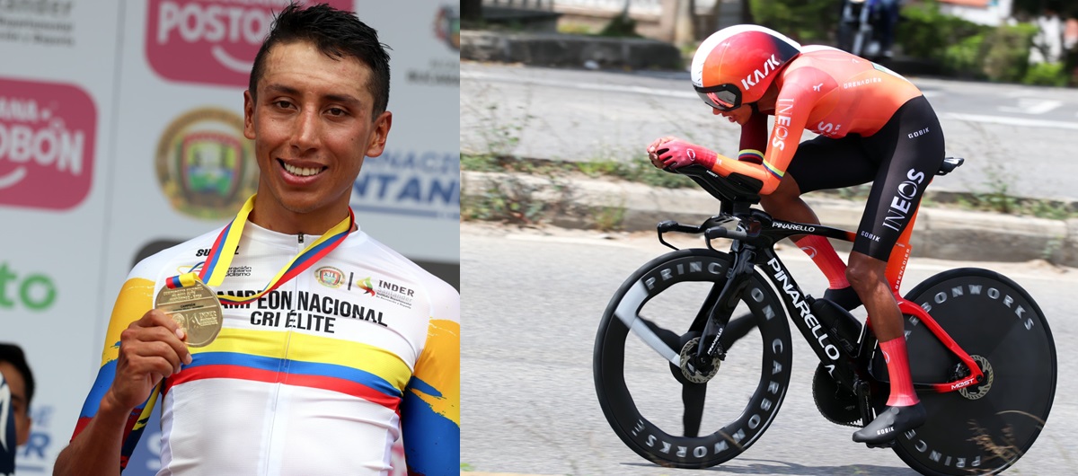 Egan Bernal y su emotiva dedicatoria luego de coronarse campeón nacional de contrarreloj