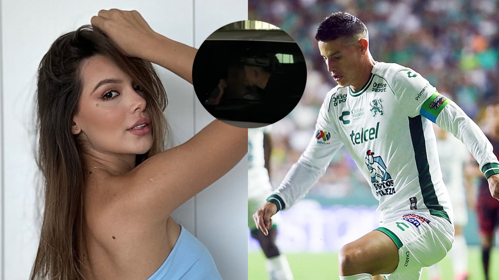 Video | La novia de James Rodríguez se robó los suspiros en el estadio: así vivió duelo de León ...