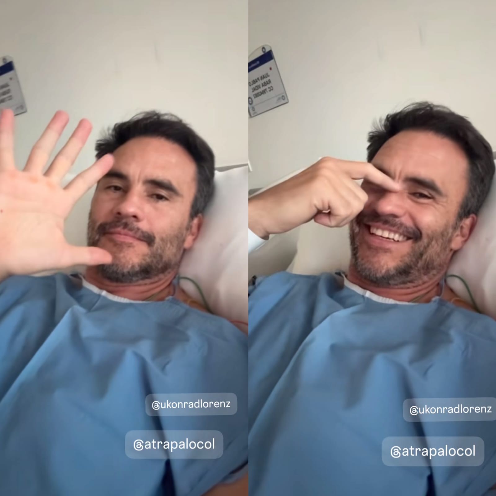 Juan Pablo Raba sufrió una embolia de aire: su esposa, Mónica Fonseca ...