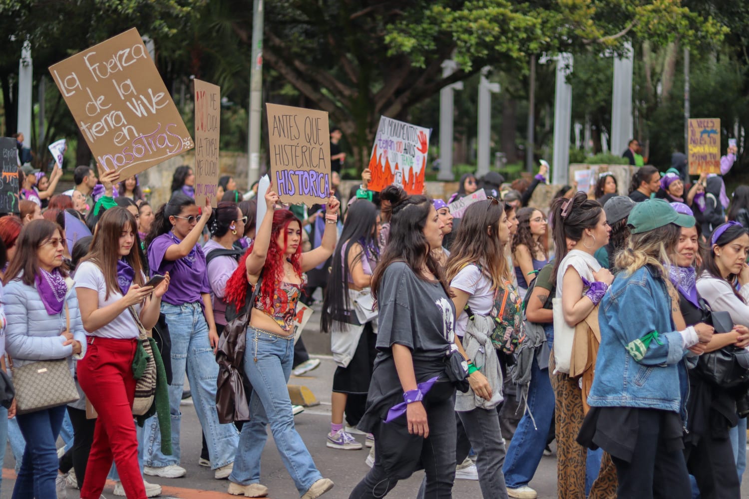 Los hechos vandálicos que dañaron la protesta de las mujeres el 8M