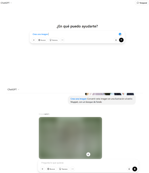 Paso a paso para hacer imágenes al estilo ‘Muppet’ con ChatGPT