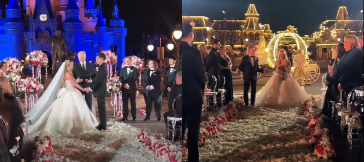 Pareja se casó en el Disney World de Orlando y tuvo acceso privado a ...