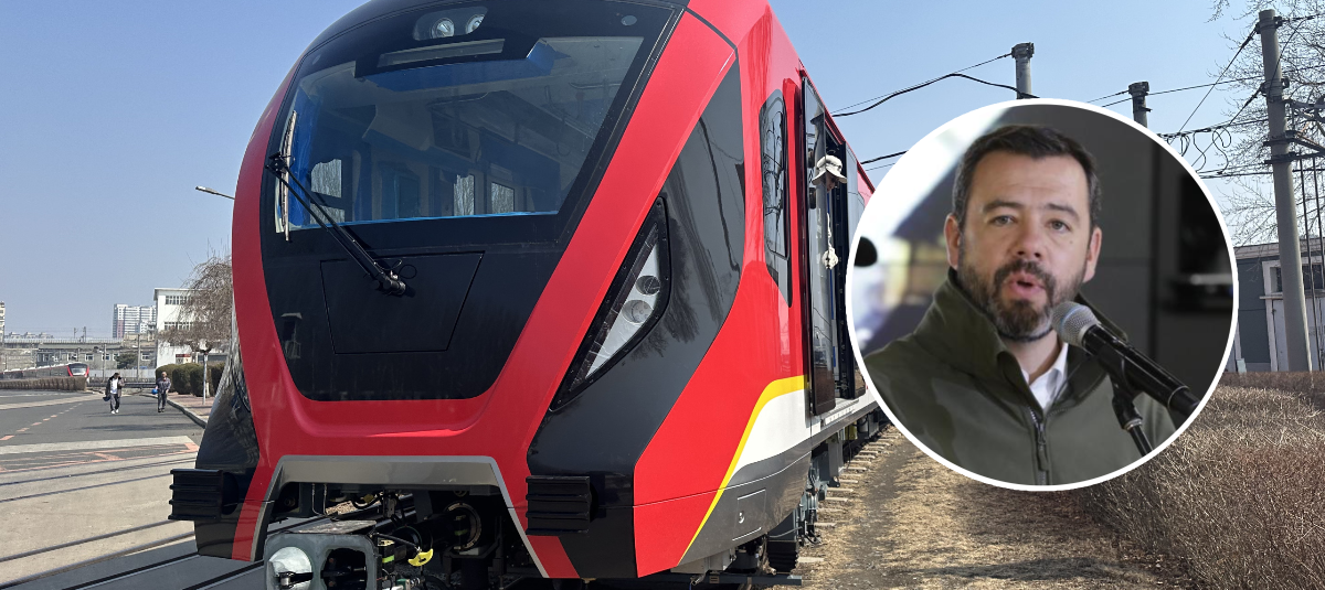 Alcalde Carlos Fernando Galán revela video del primer tren del Metro de ...