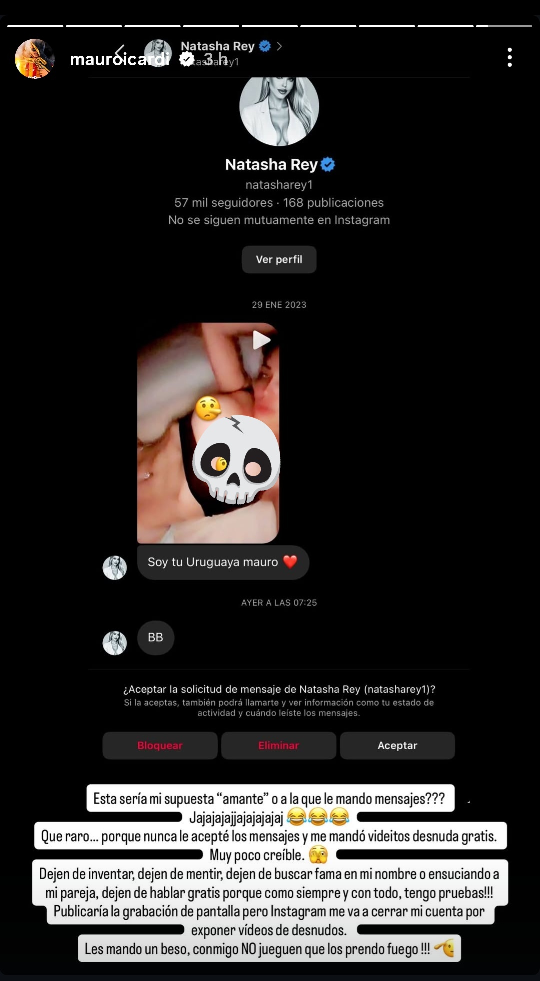 Mauro Icardi, jugador del Galatasaray, rompió su silencio por supuesto video íntimo filtrado por ...