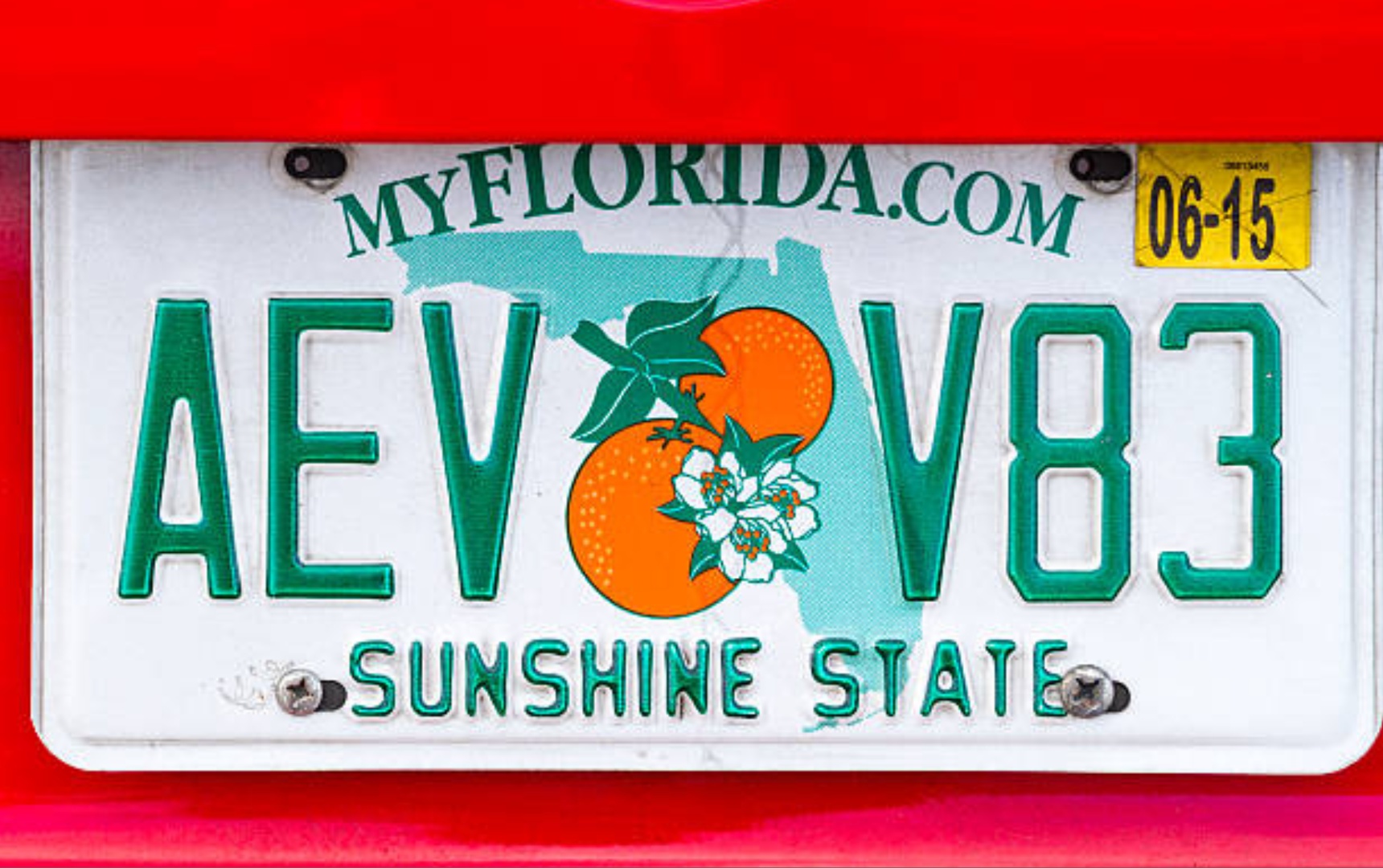 ¿Puedo cambiar el color de mi matrícula en Florida? Esto dicen las ...